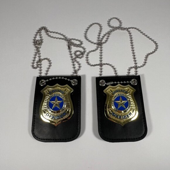 Accessories | Fake Police Officer Badges Set Of 2 Halloween Costume ...